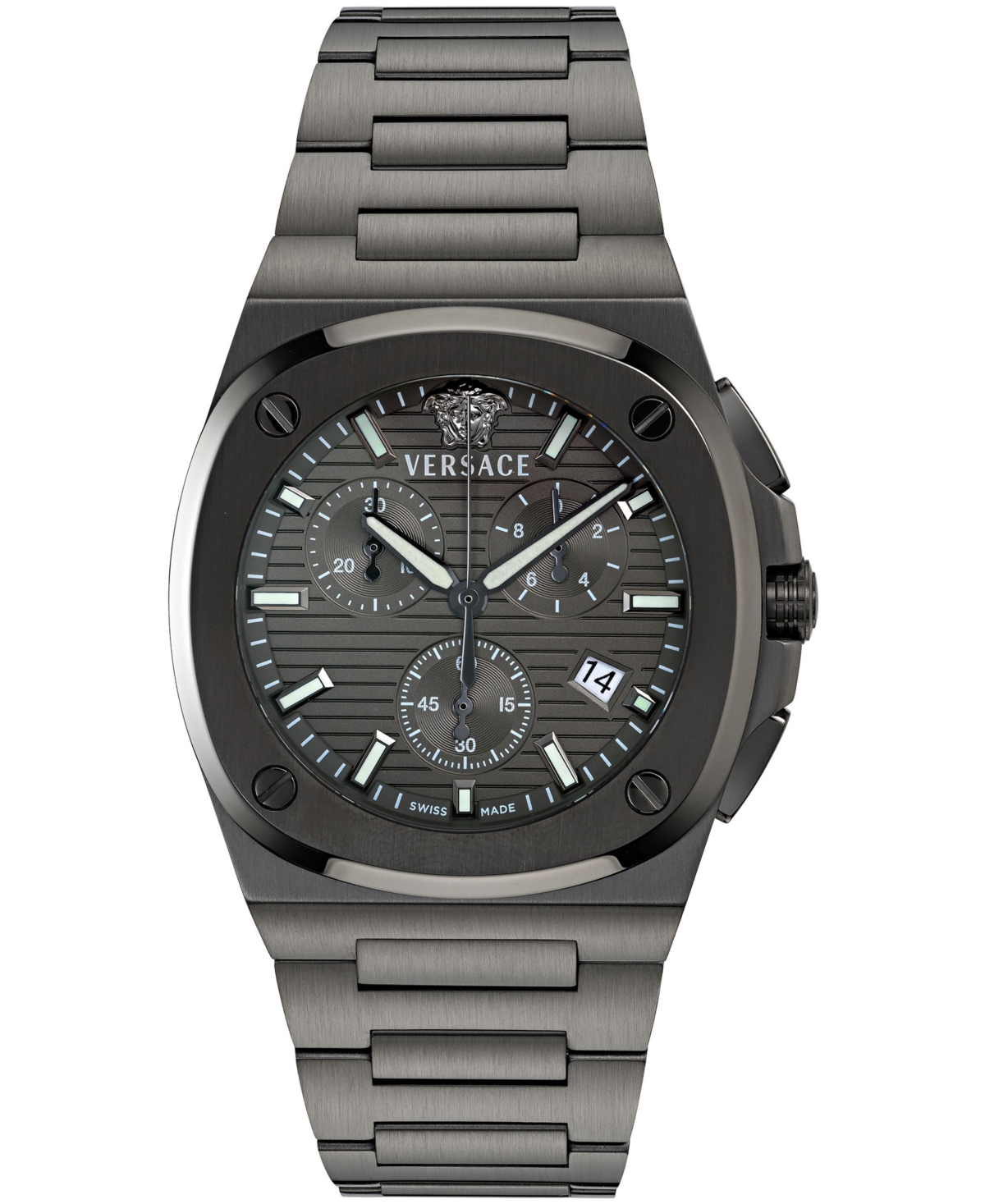 Click here for Versace Mens Tolomeo Chrono Two-Tone Stainless Ste... prices