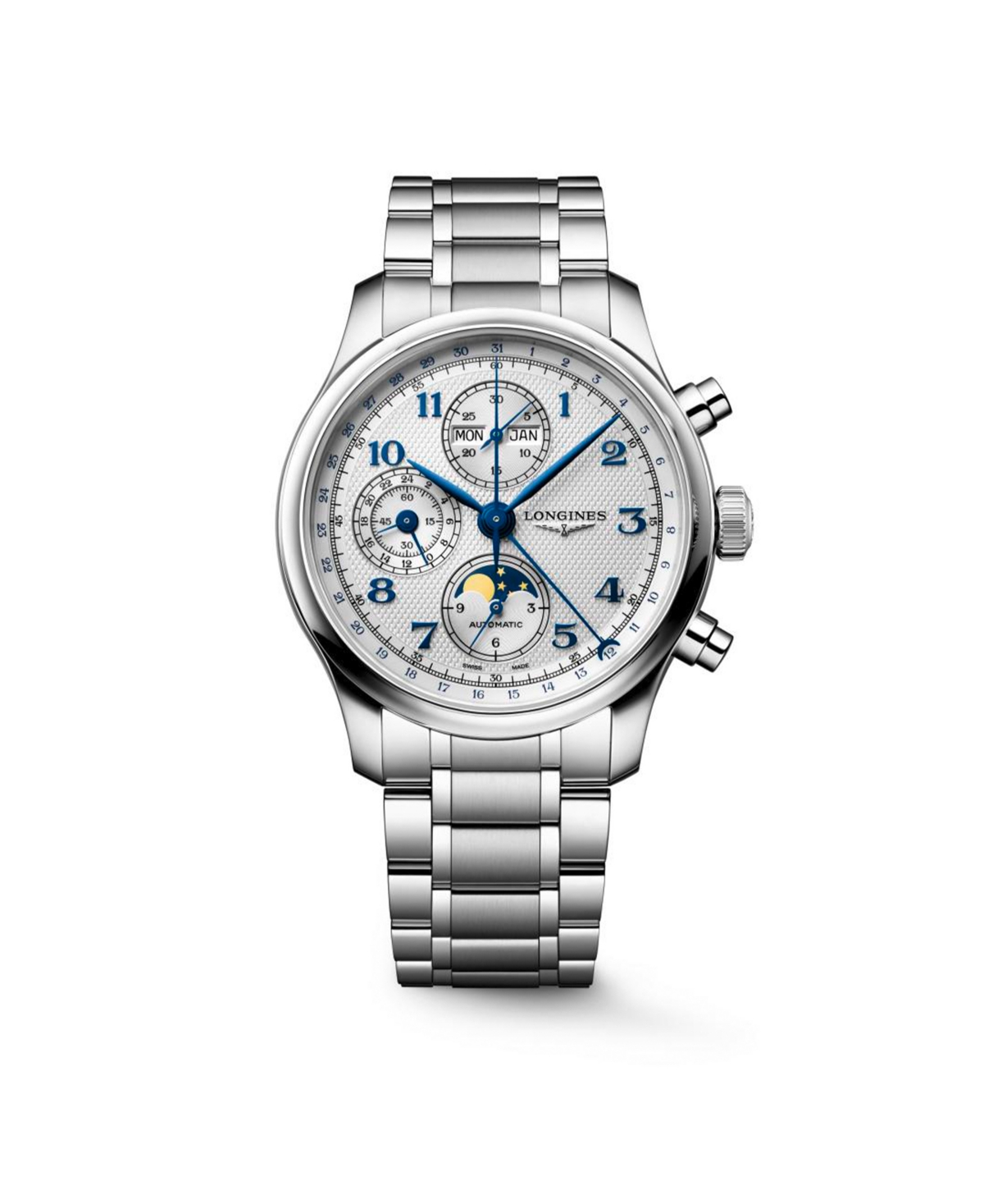 Click here for Longines Mens Master Collection Silver Stainless S... prices