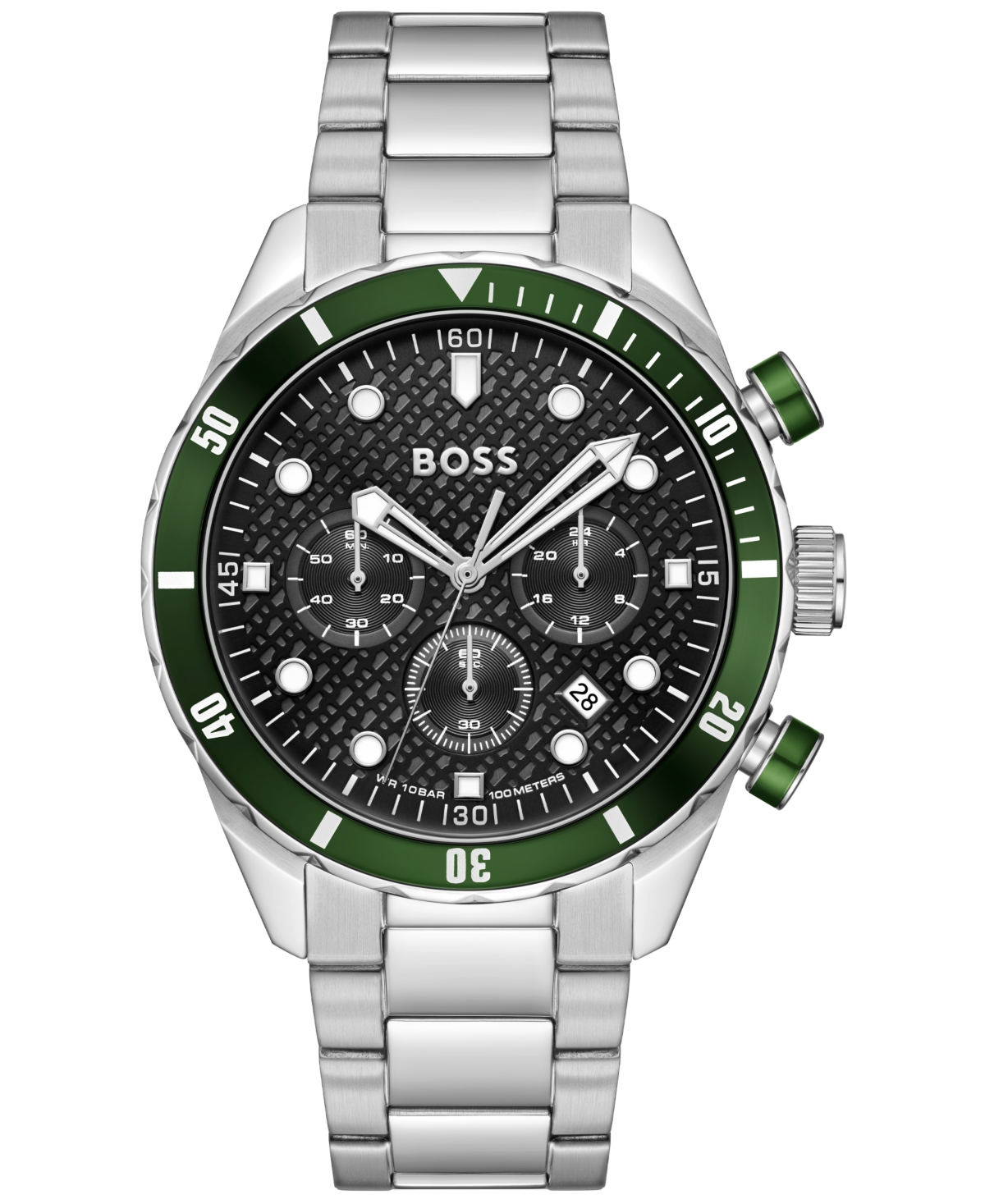 Click here for Hugo Boss Mens Boss Chronomatix Quartz Chrono Stai... prices