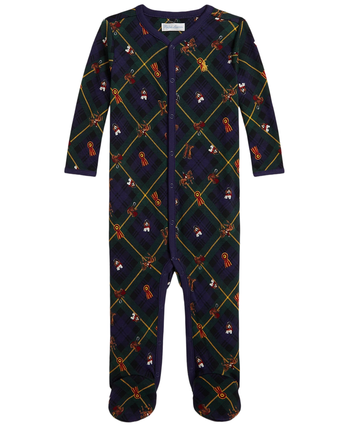 Click here for Polo Ralph Lauren Baby Boys Printed Footed Coveral... prices