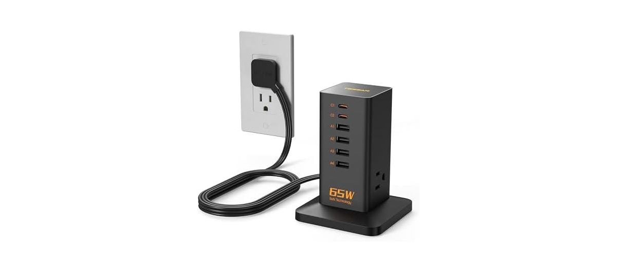 Click here for Tessan Power Strip with Usb Charging with 9-in-1... prices