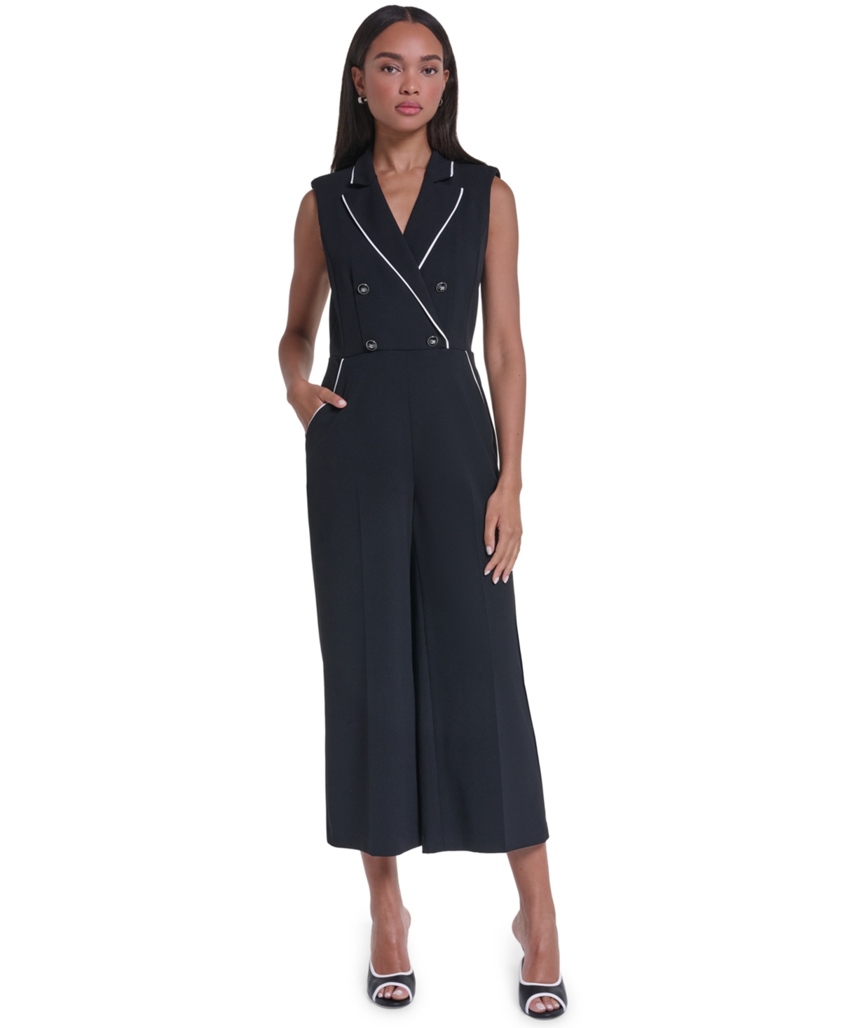 Click here for Karl Lagerfeld Paris Womens Scuba Crepe Sleeveless... prices