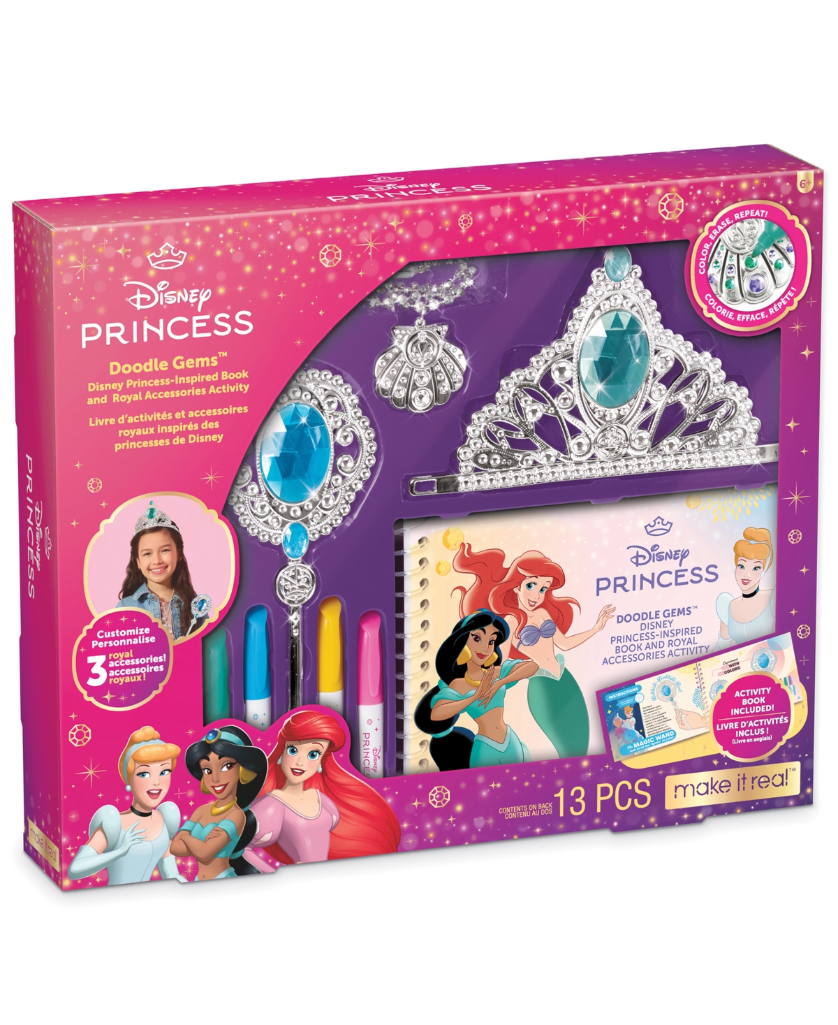 Click here for Make It Real Doodle Gems Disney Princess-Inspired... prices
