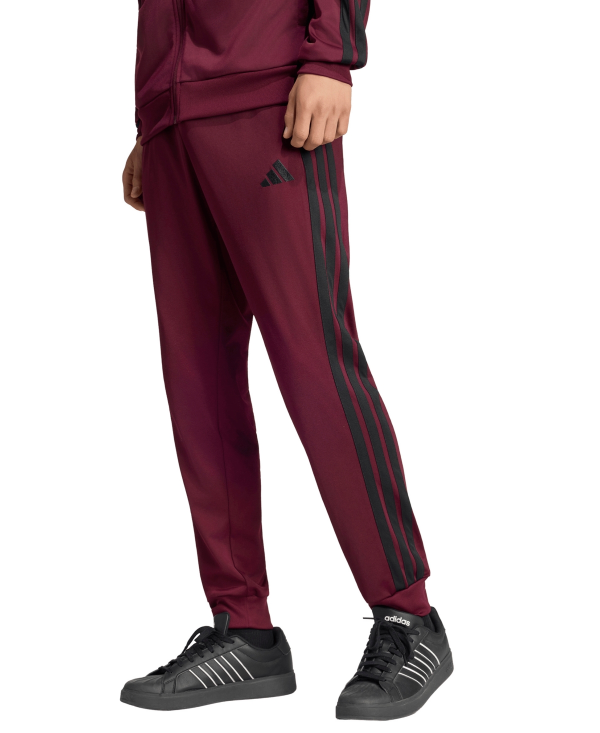 Click here for adidas Mens 3-Stripes Tricot Jogger Pants - Maroon prices