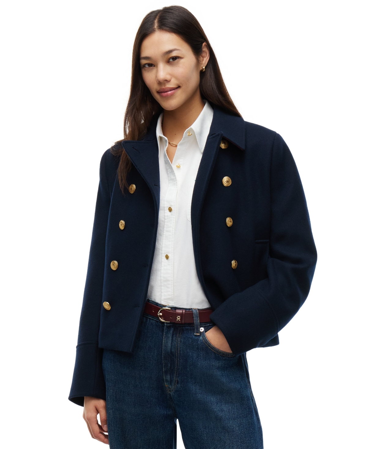 Click here for Tommy Hilfiger Womens American Icons Double-Breast... prices