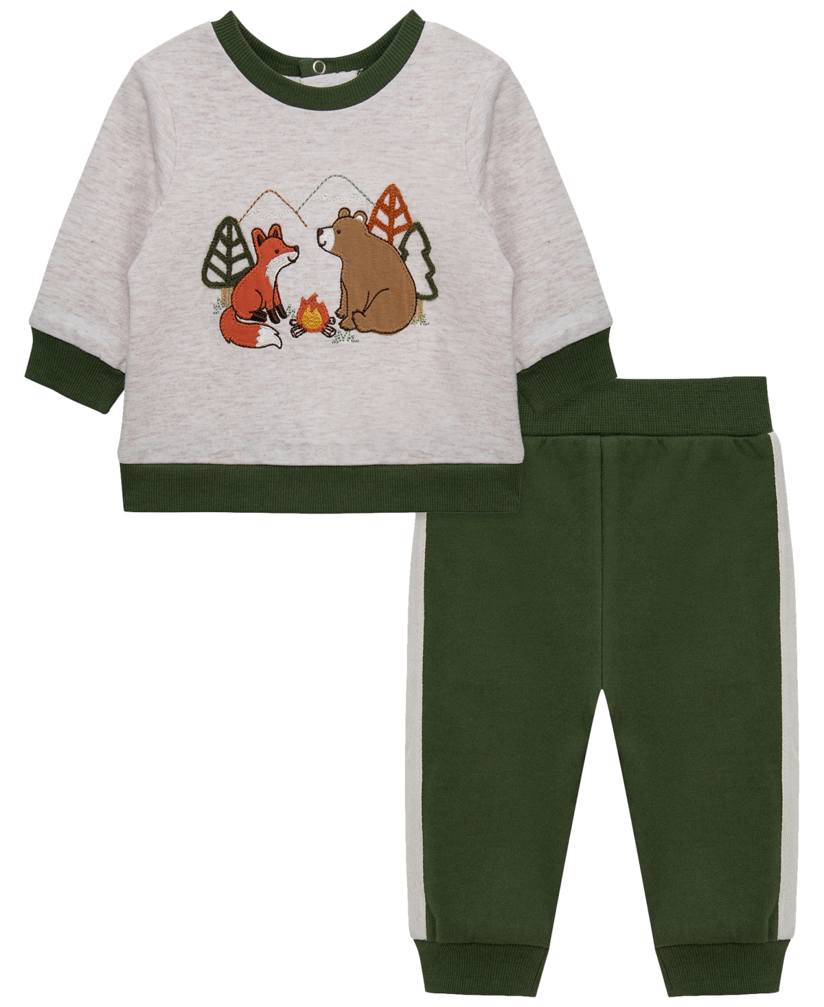 Click here for Little Me Baby Boy Camp Friends Active Crewneck Sw... prices