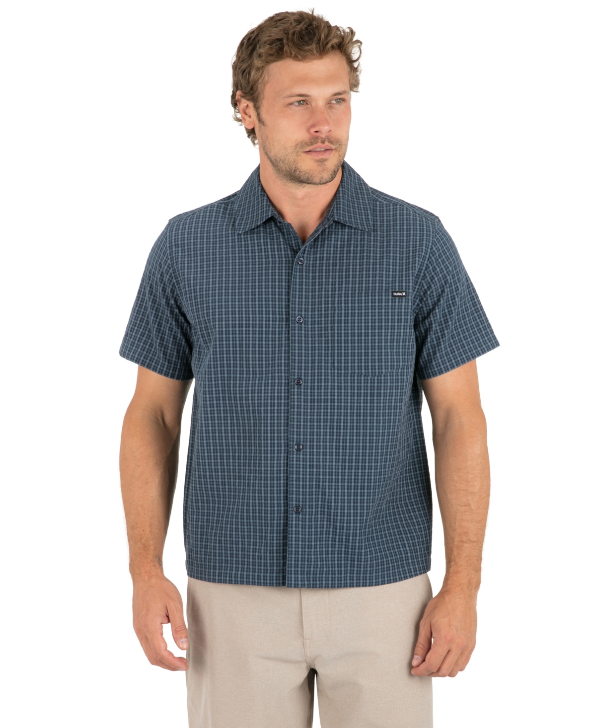 Click here for Hurley Mens Anthem Brown Plaid Shirt - Nightforce prices