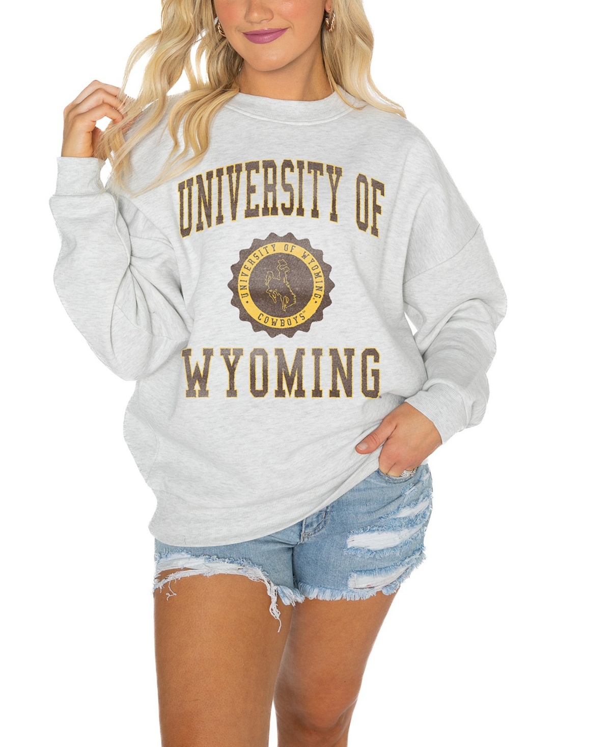 Click here for Gameday Couture Womens Wyoming Cowboys Oversized D... prices