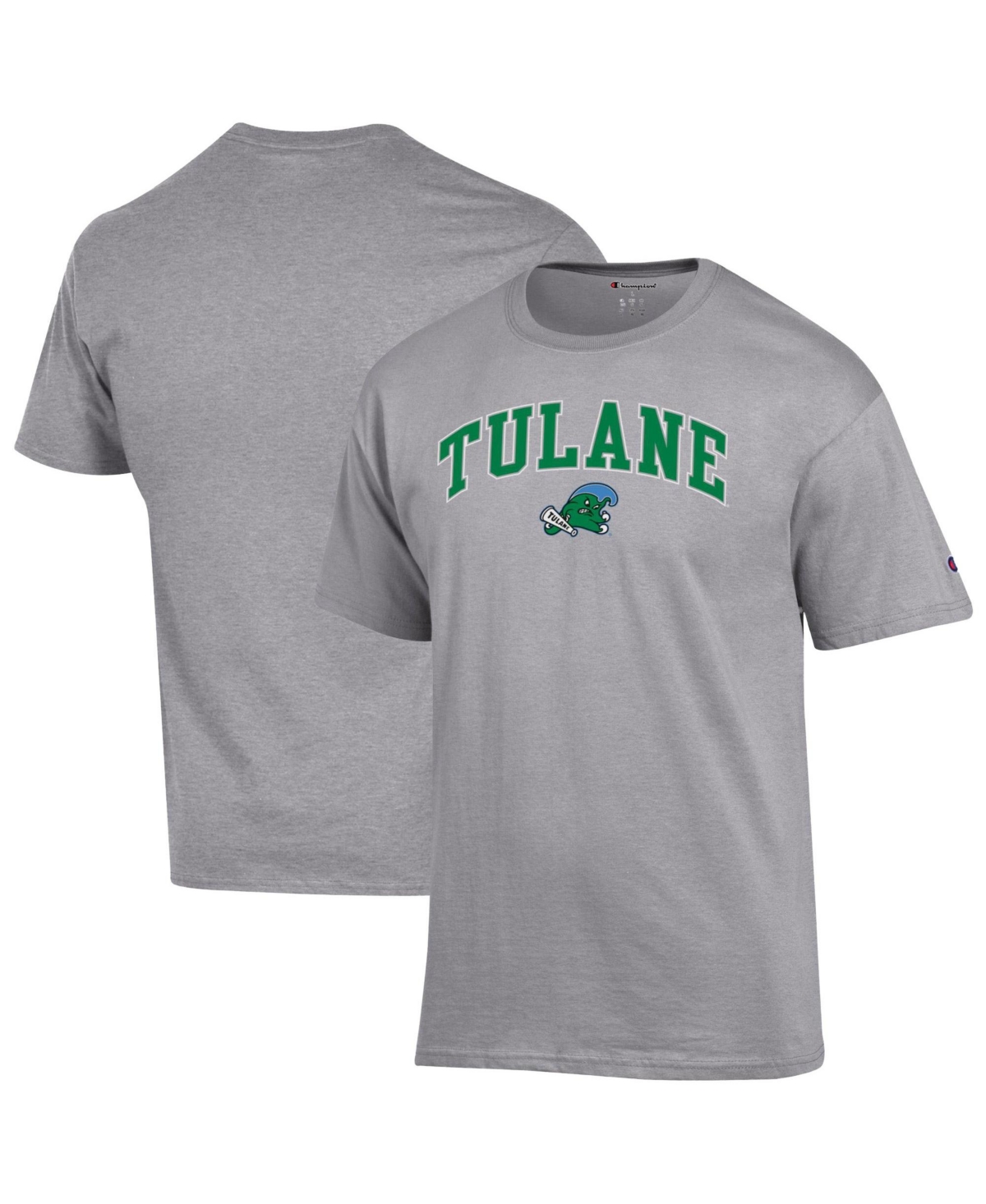 Click here for Champion MensÂ Champion Heather Gray Tulane Green... prices