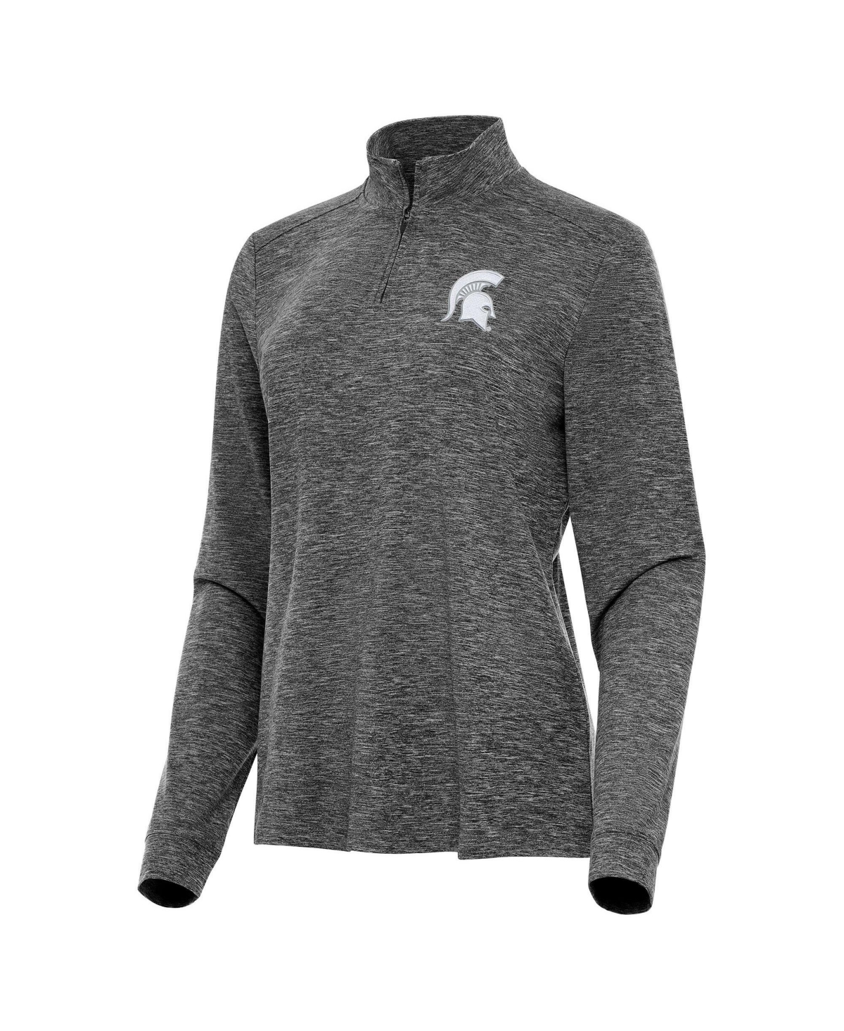 Click here for Antigua Womens Heather Black Michigan State Sparta... prices