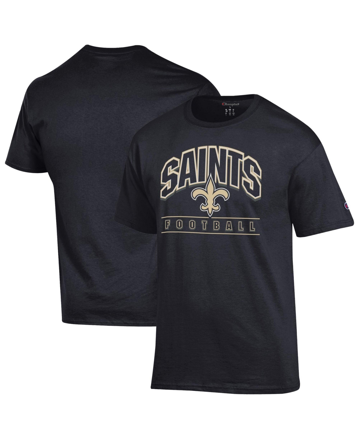 Click here for Champion Mens Black New Orleans Saints Football T-... prices