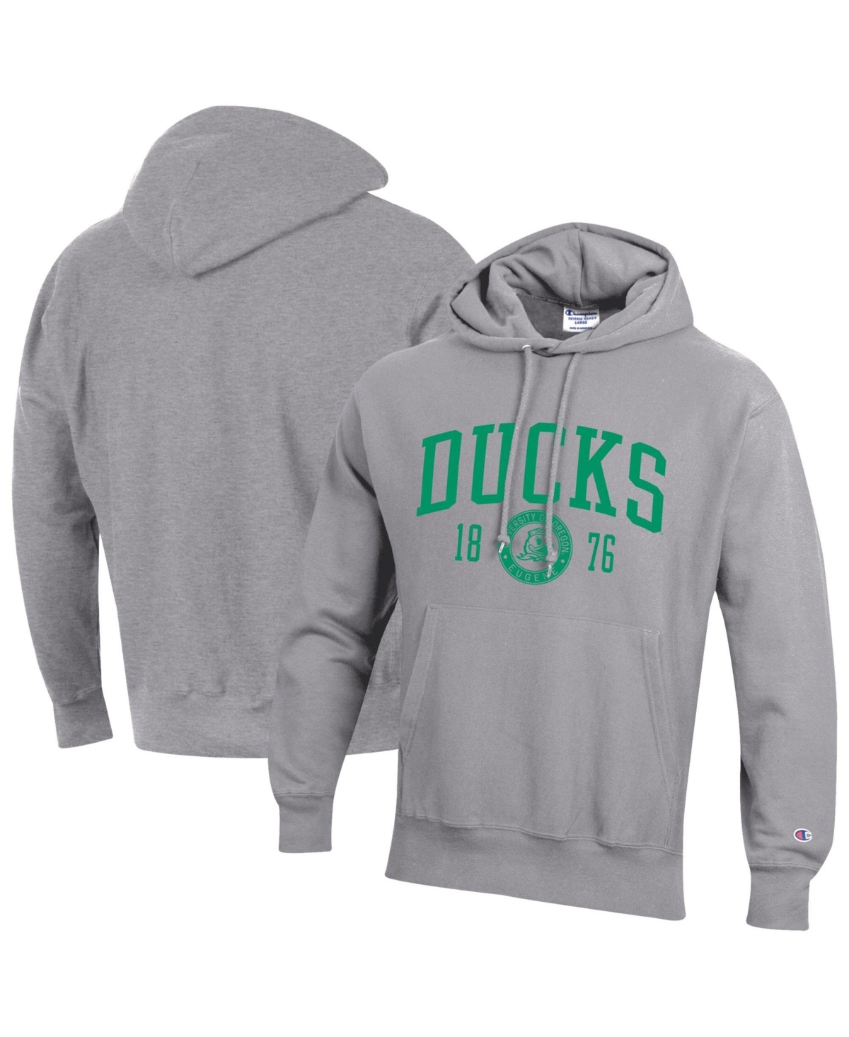 Click here for Champion Mens Heather Gray Oregon Ducks Establishe... prices