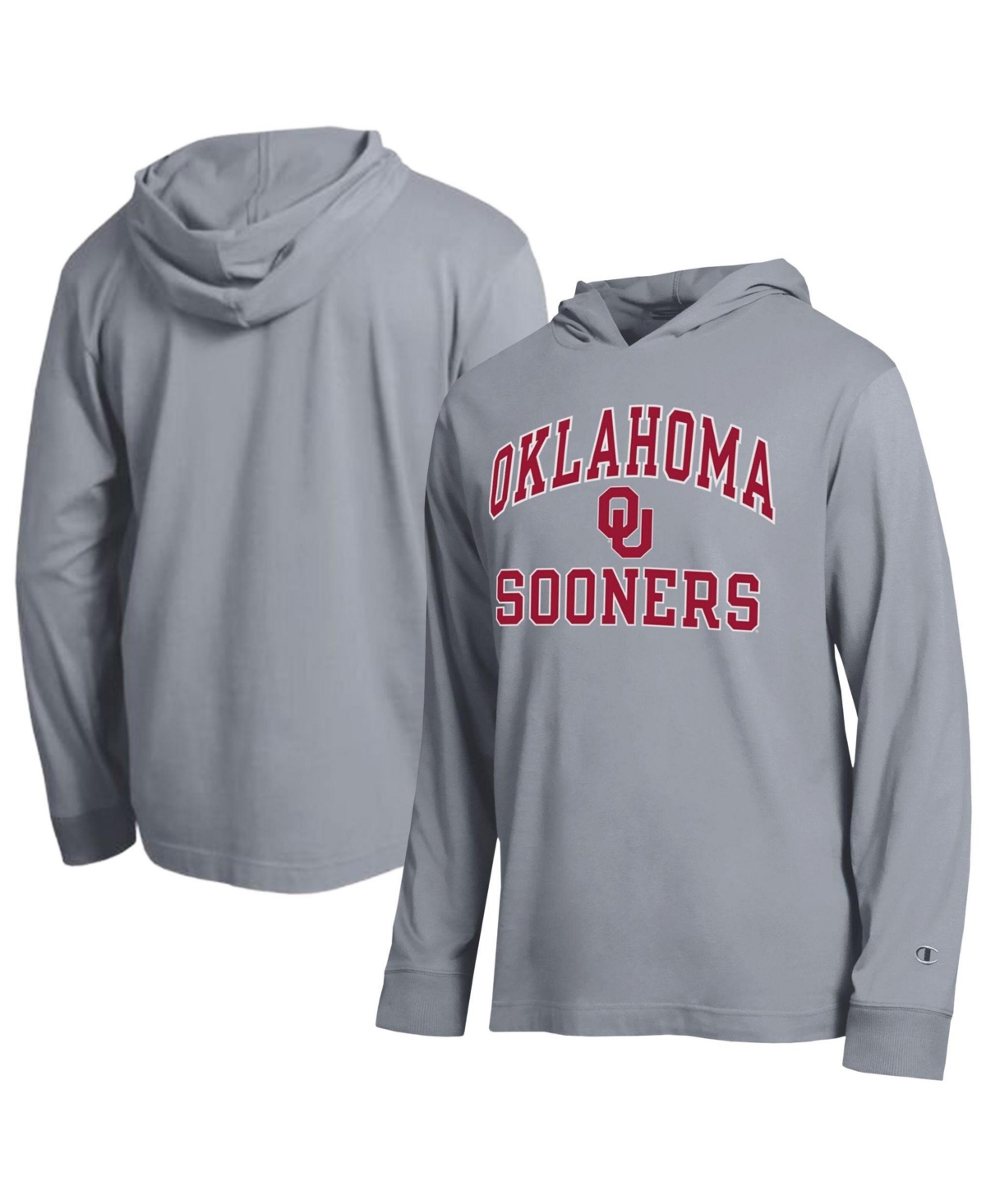 Click here for Champion Mens Heather Gray Oklahoma Sooners High M... prices