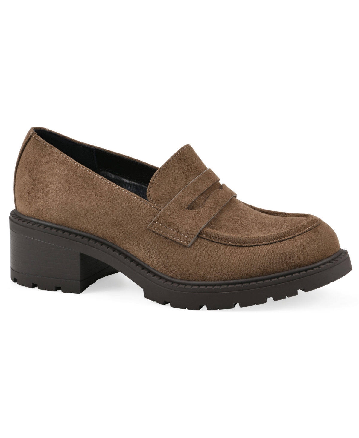 Click here for White Mountain Womens Brigetty Heeled Penny Loafer... prices