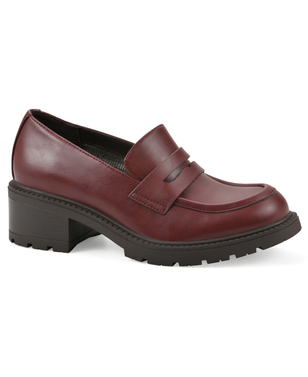 Click here for White Mountain Womens Brigetty Heeled Penny Loafer... prices