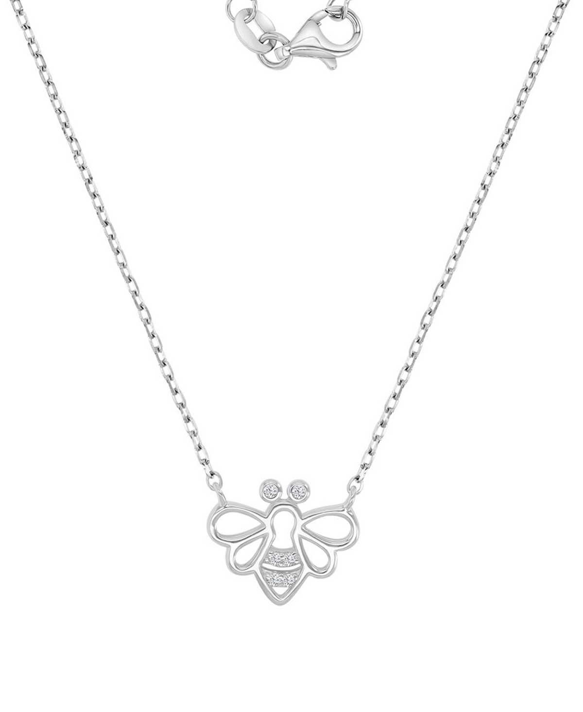 Click here for Macys Rhodium Over Sterling Silver Cubic Zirconia... prices