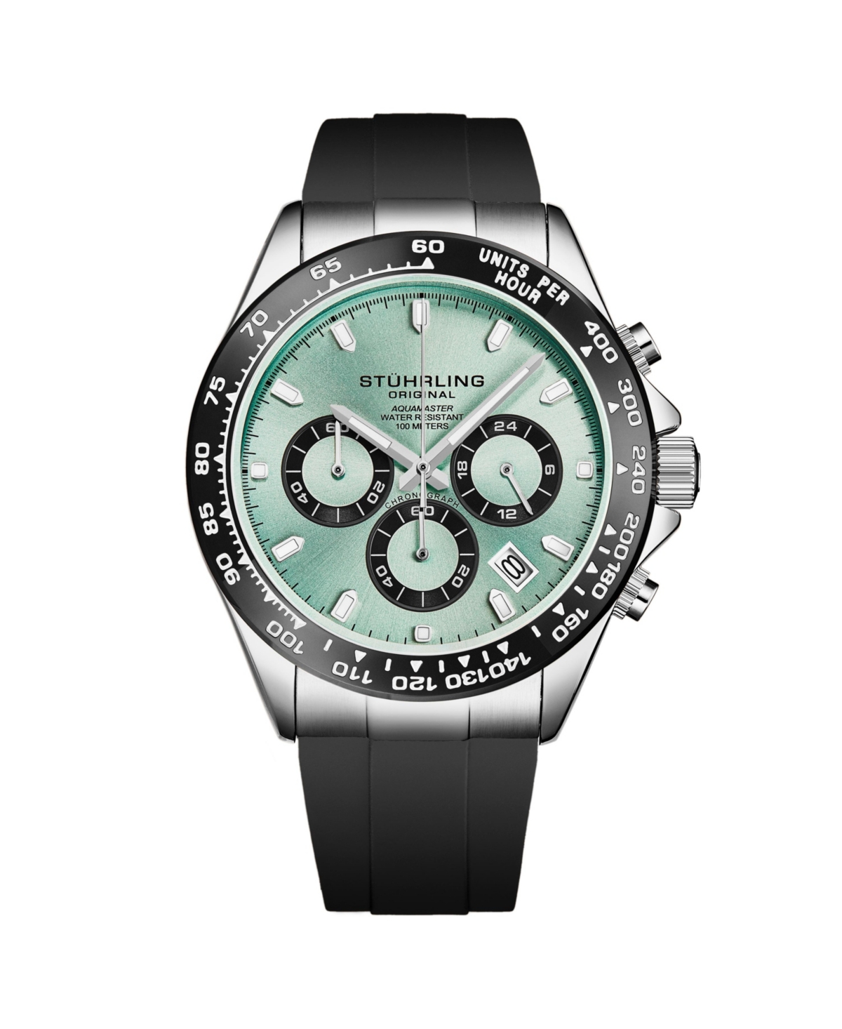 Click here for Stuhrling Aquamaster 4050 Mens 43mm VK63 Meca-Quar... prices