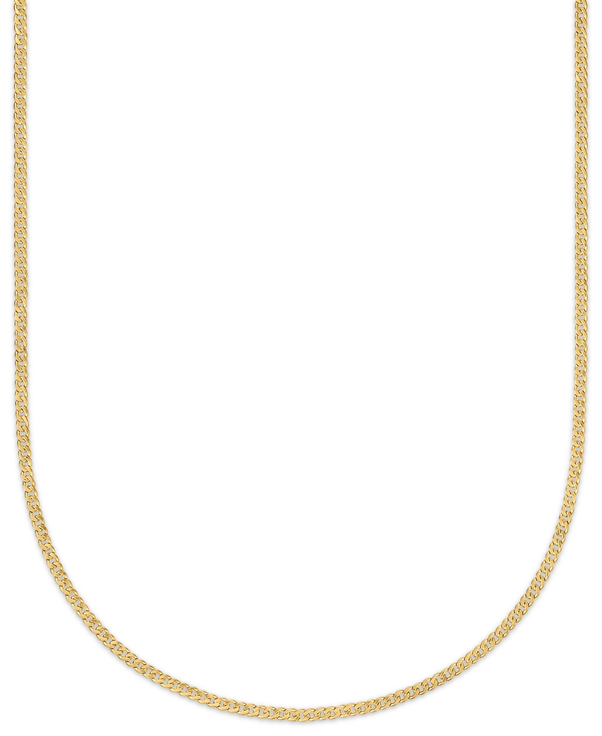 Click here for Macys Double-Sided Cuban Link Chain 20 Necklace in... prices