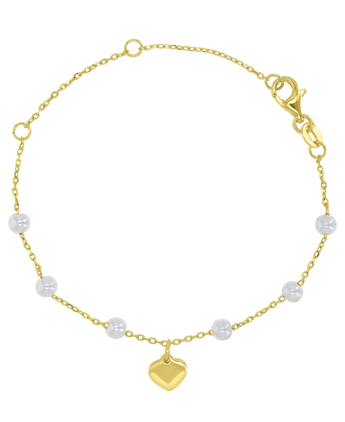 Click here for Macys 14k Gold Over Sterling Silver Cultured Pearl... prices