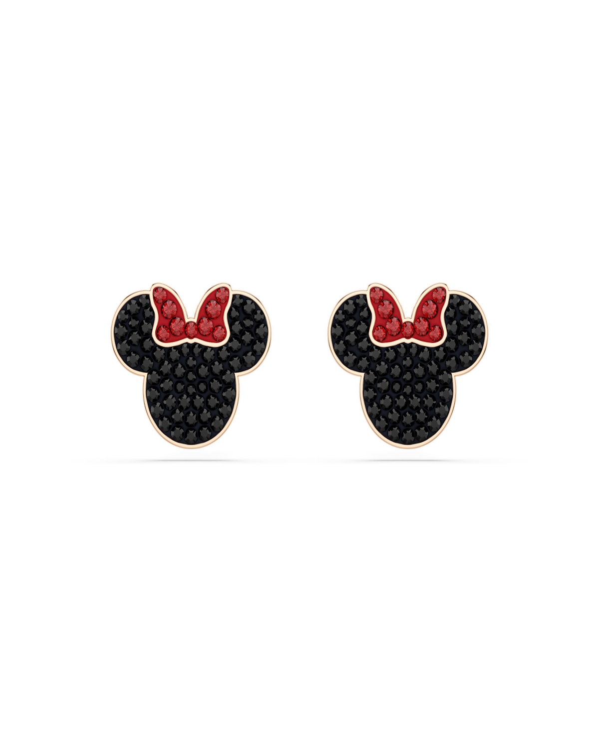 Click here for Swarovski Rose Gold-Tone Plated Black Crystals Ear... prices
