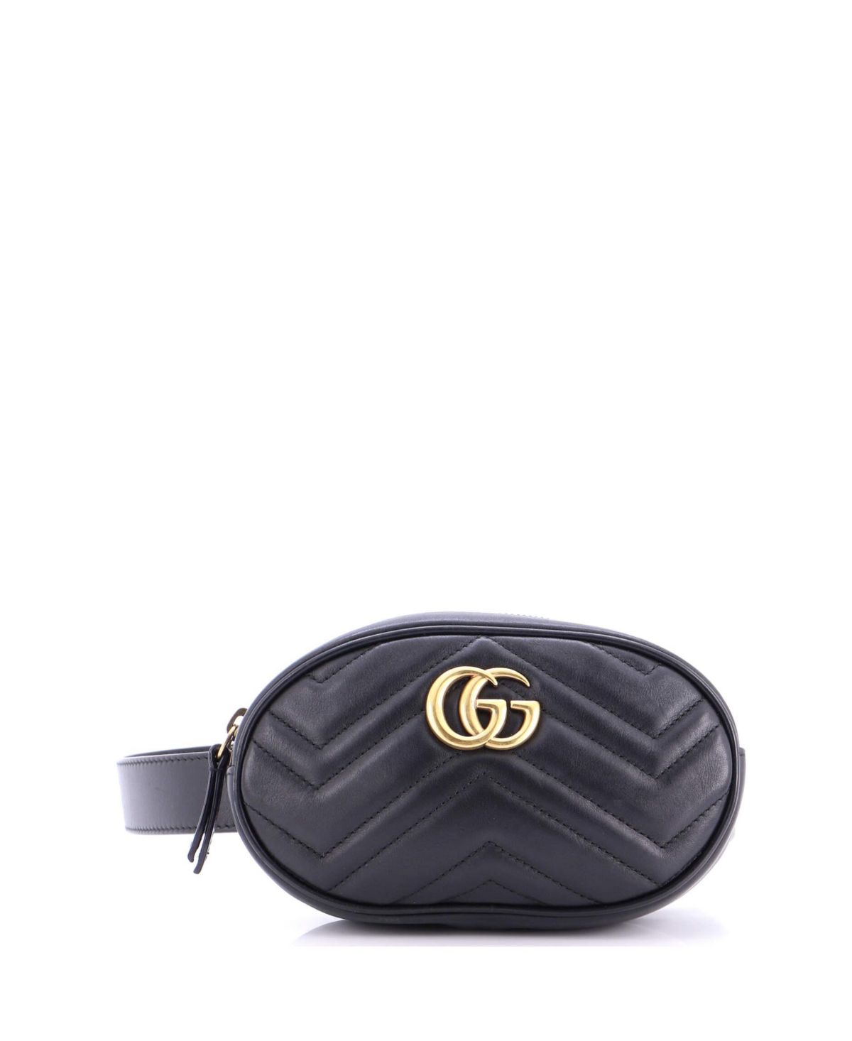 Click here for Pre-Owned Gucci Gg Marmont Belt Bag Matelasse Leat... prices