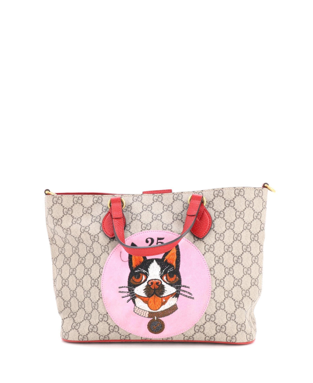 Click here for Pre-Owned Gucci Small Convertible Soft Tote Gg Coa... prices