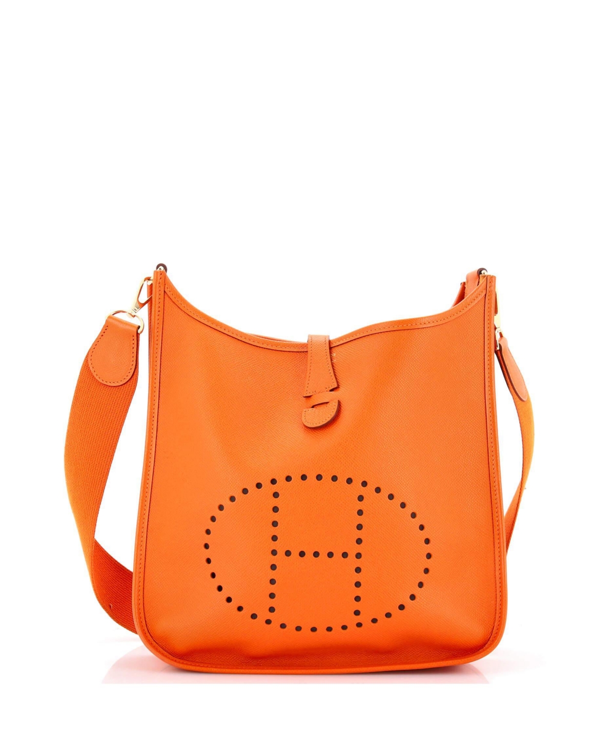 Click here for Pre-Owned Hermes Pm Evelyne Bag Gen Iii Epsom - Or... prices