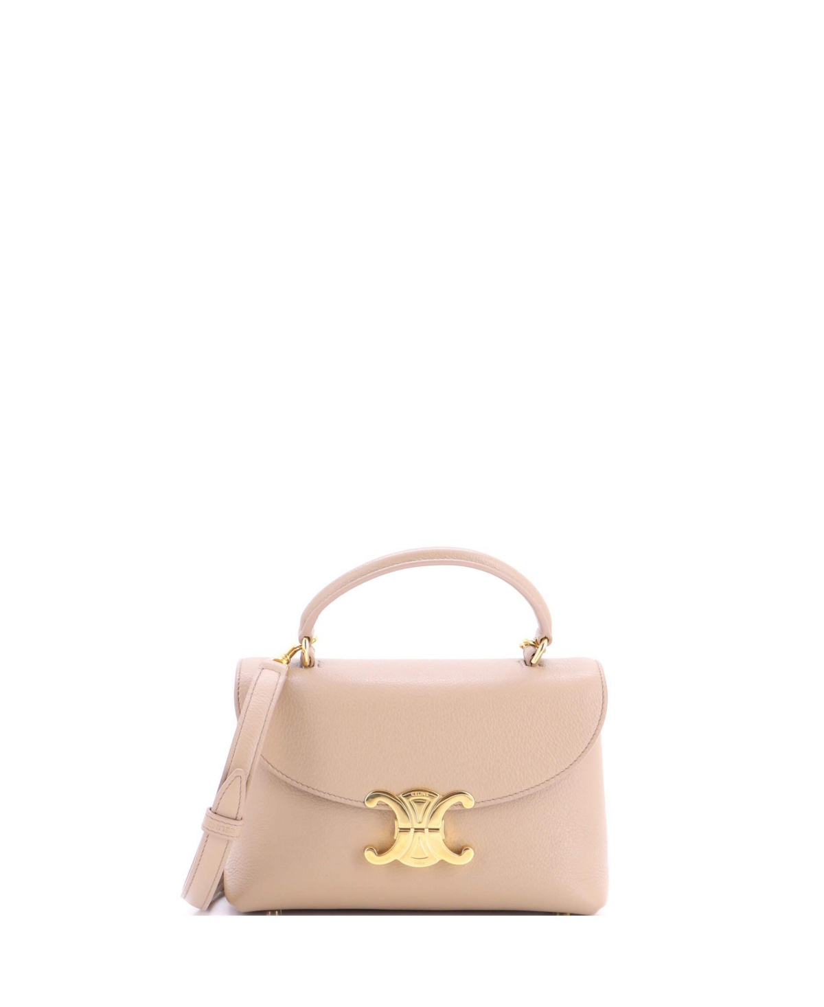 Click here for Pre-Owned Celine Teen Nino Top Handle Bag Leather... prices
