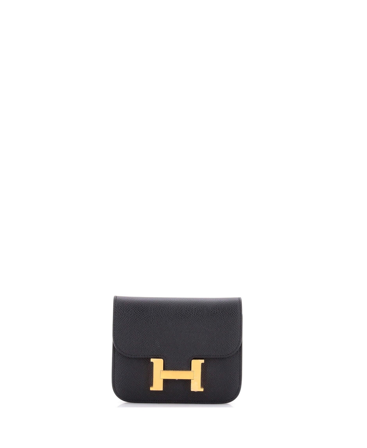 Click here for Pre-Owned Hermes Constance Slim Wallet Epsom - Bla... prices