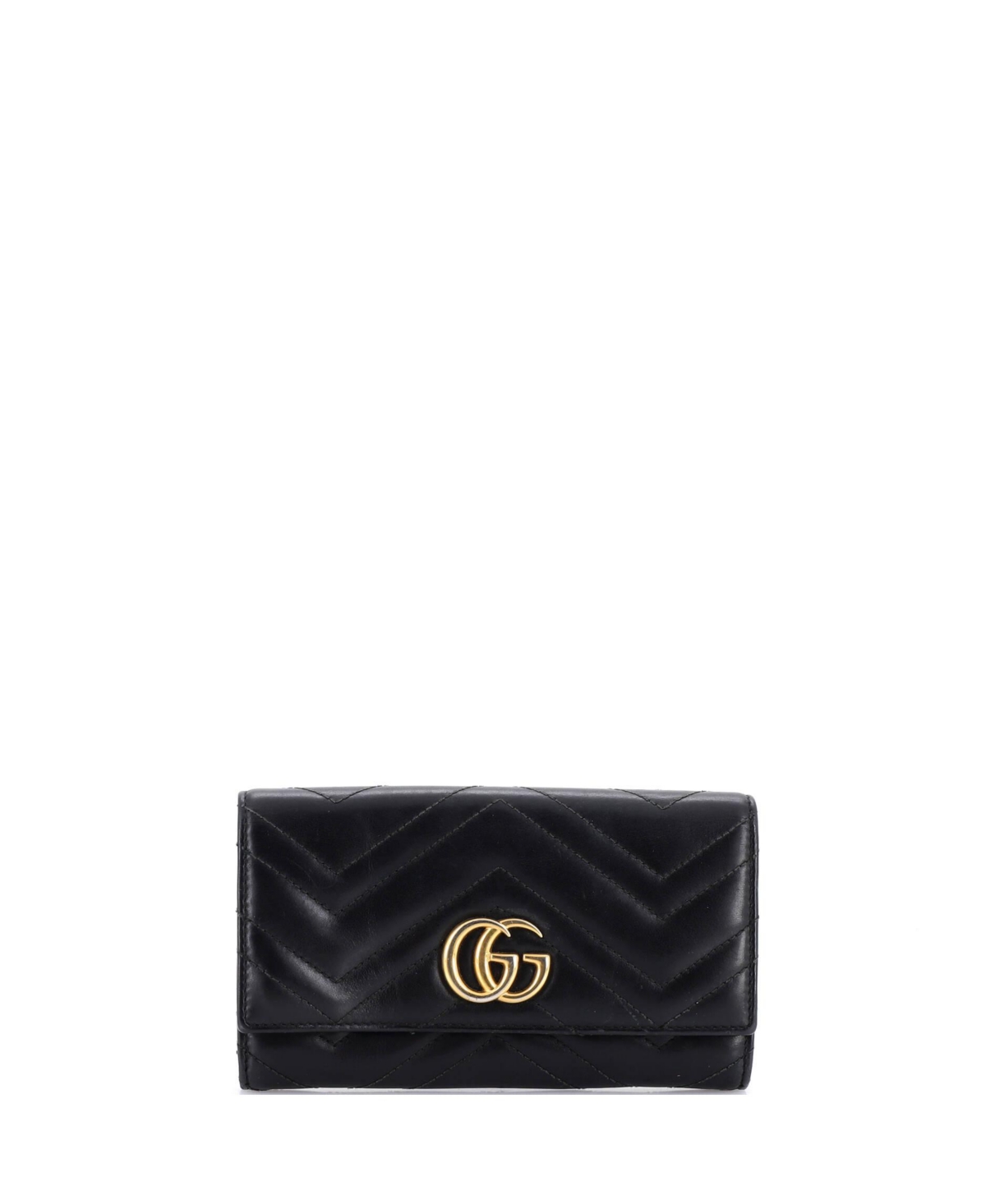 Click here for Pre-Owned Gucci Gg Marmont Continental Wallet Mate... prices