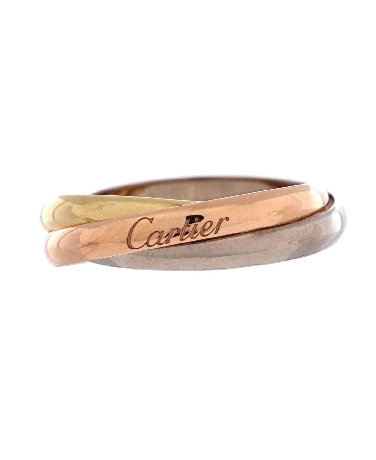 Click here for Pre-Owned Cartier Trinity Ring - 18k tri colored g... prices