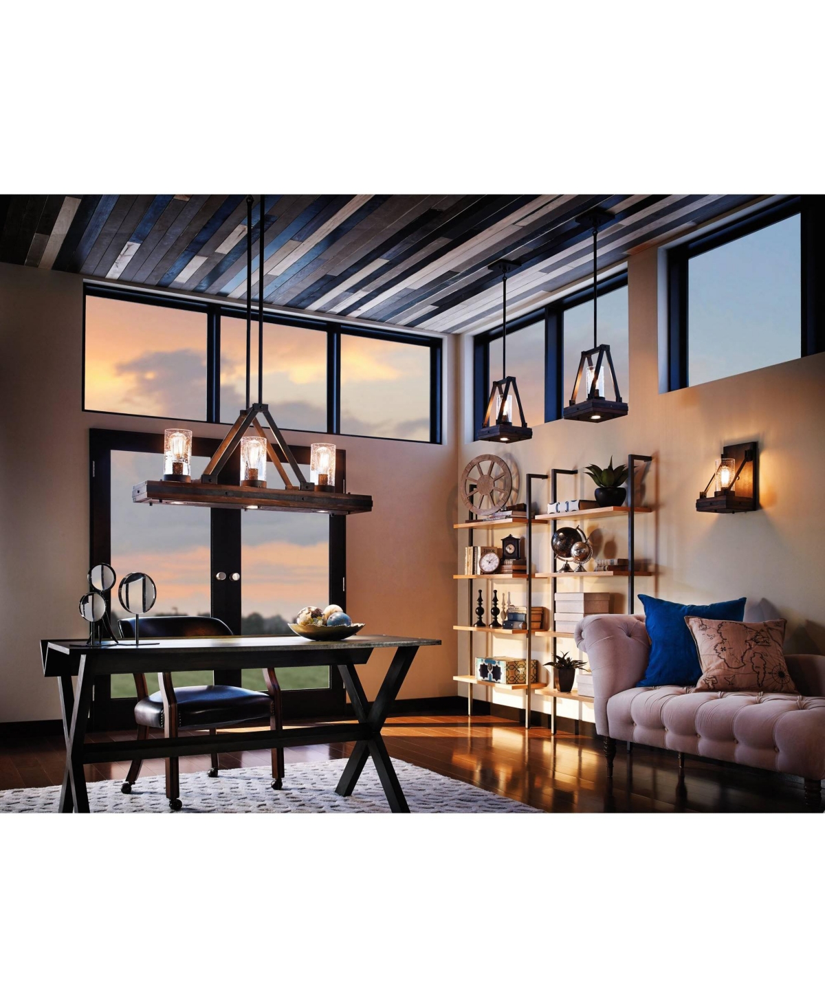 Click here for Kichler Colerne 33 3/4 Wide Auburn Island Chandeli... prices