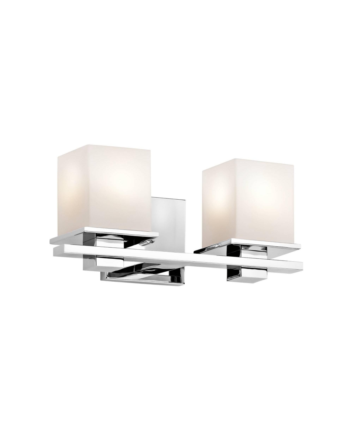 Click here for Kichler Tully 15 Wide Chrome Opal 2-Light Bath Sco... prices