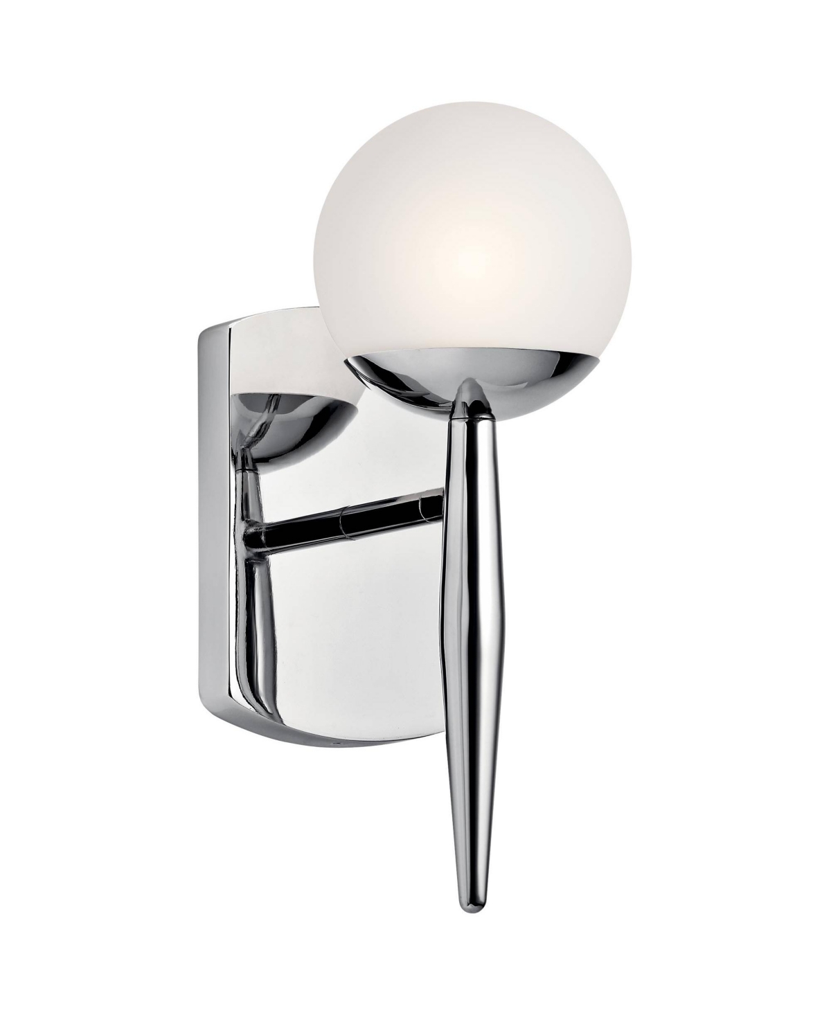 Click here for Kichler Jasper 11 1/2 High Chrome Wall Sconce - Si... prices