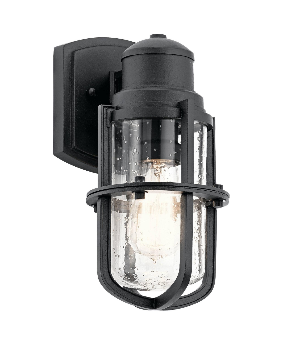 Click here for Kichler Suri 11 1/4 High Textured Black Outdoor Wa... prices