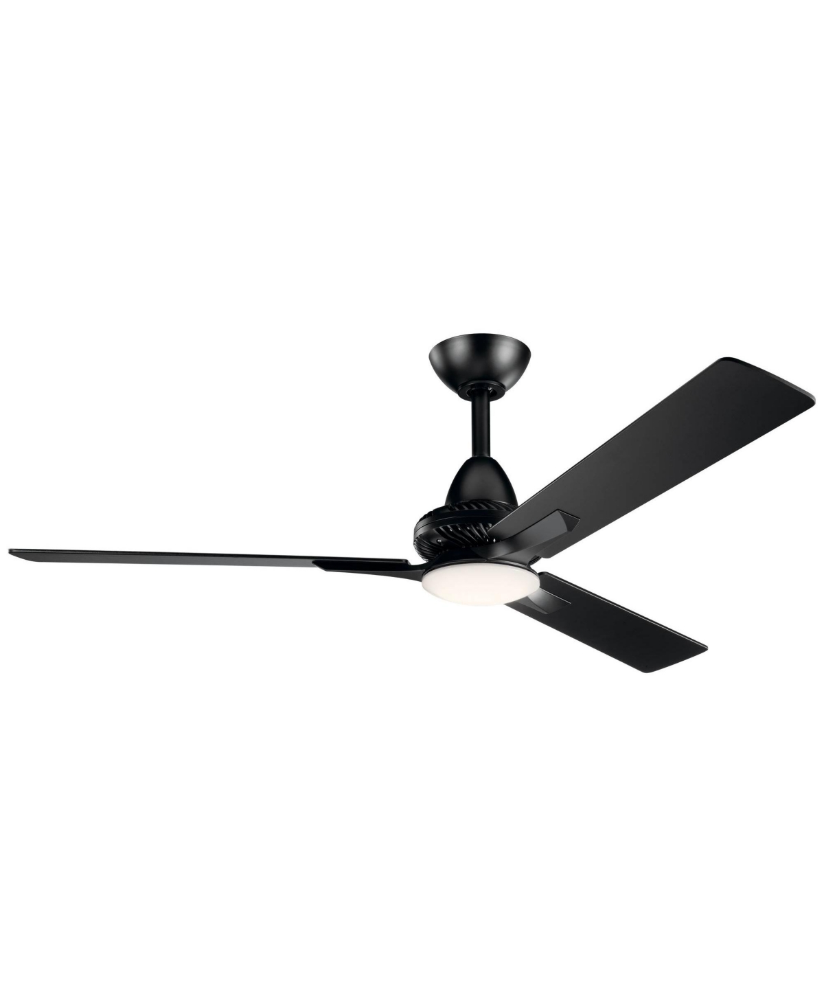 Click here for 52 Kichler Kosmus Satin Black Led Ceiling Fan with... prices