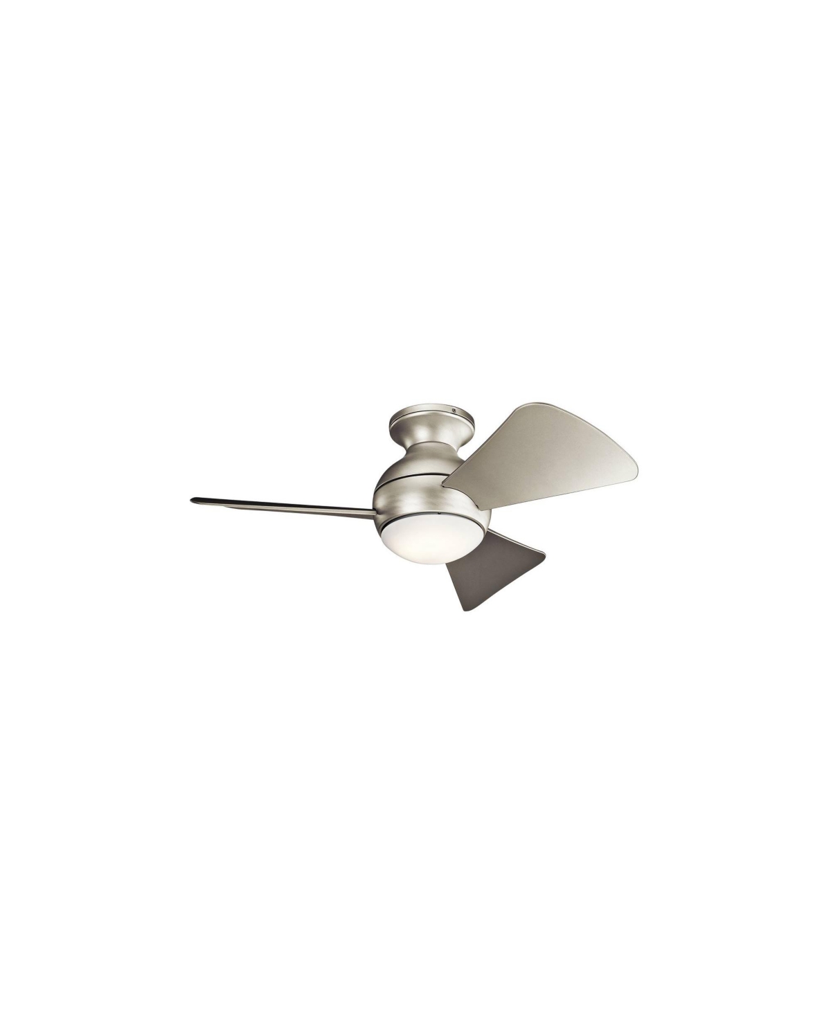 Click here for 34 Kichler Sola Satin Nickel Wet Rated Led Hugger... prices