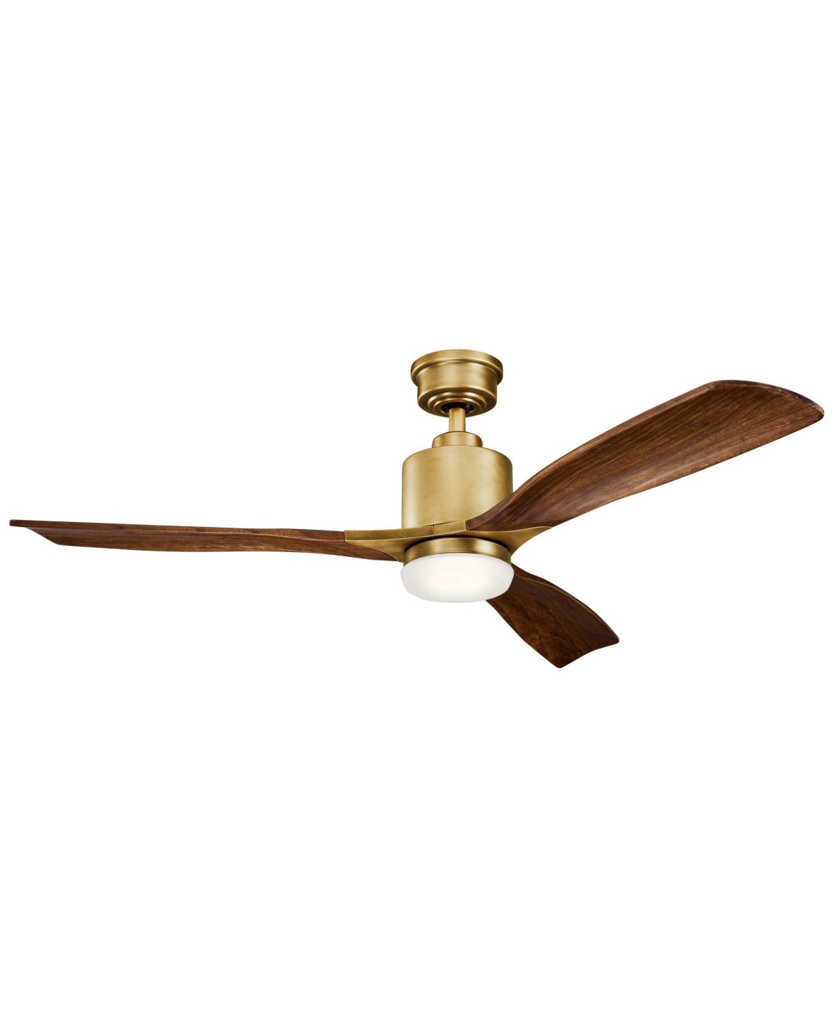 Click here for Kichler 52 Ridley Natural Brass Led Ceiling Fan wi... prices