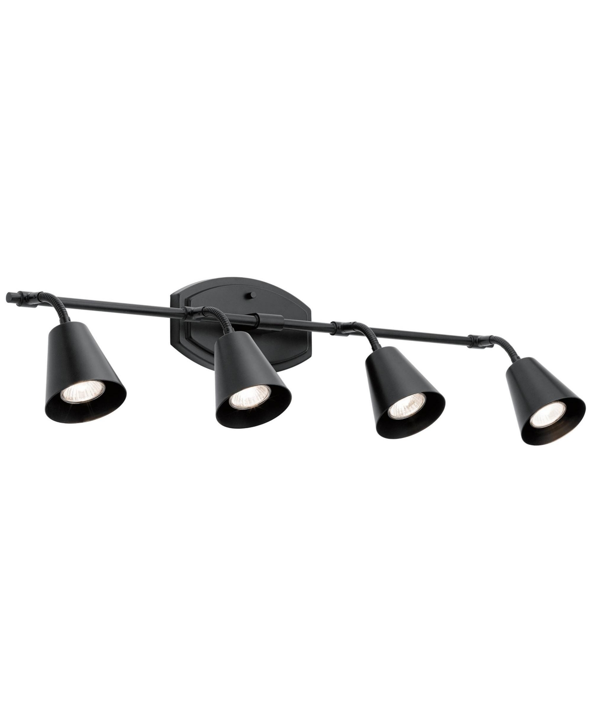Click here for Kichler Sylvia 4-Light Black Track Fixture - Black prices