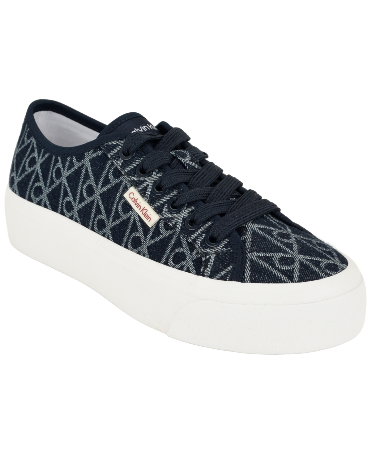 Click here for Calvin Klein Womens Bravini Logo Platform Sneakers... prices