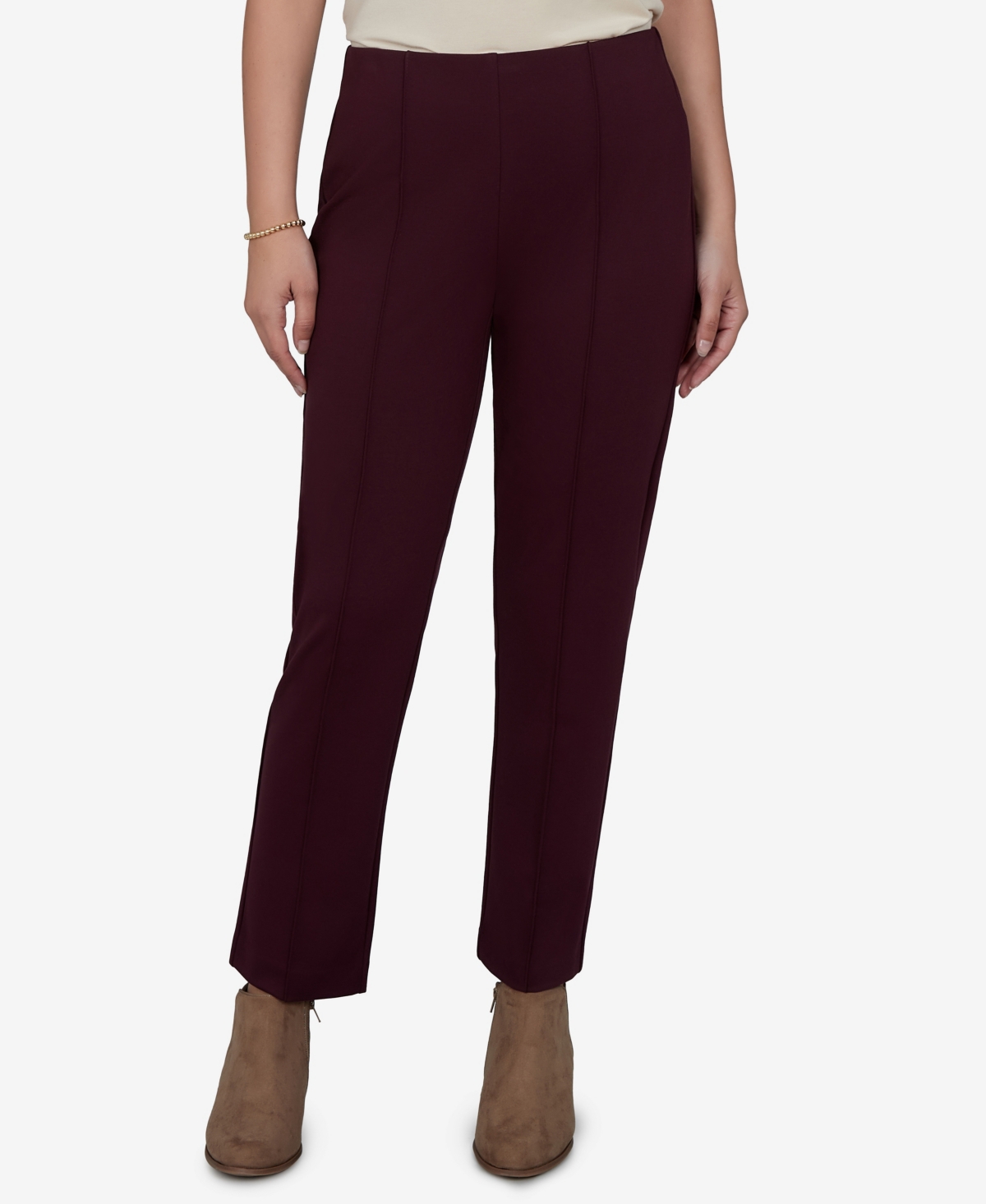 Click here for Ruby Rd. Petite Hollywood Waist Pull-On Ponte Stra... prices