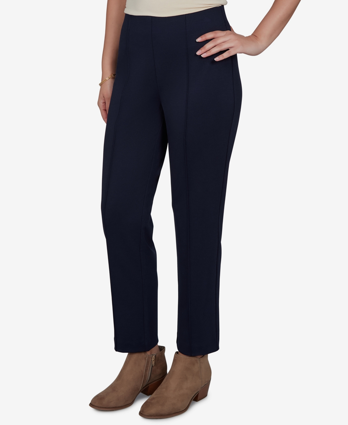 Click here for Ruby Rd. Petite Hollywood Waist Pull-On Ponte Stra... prices