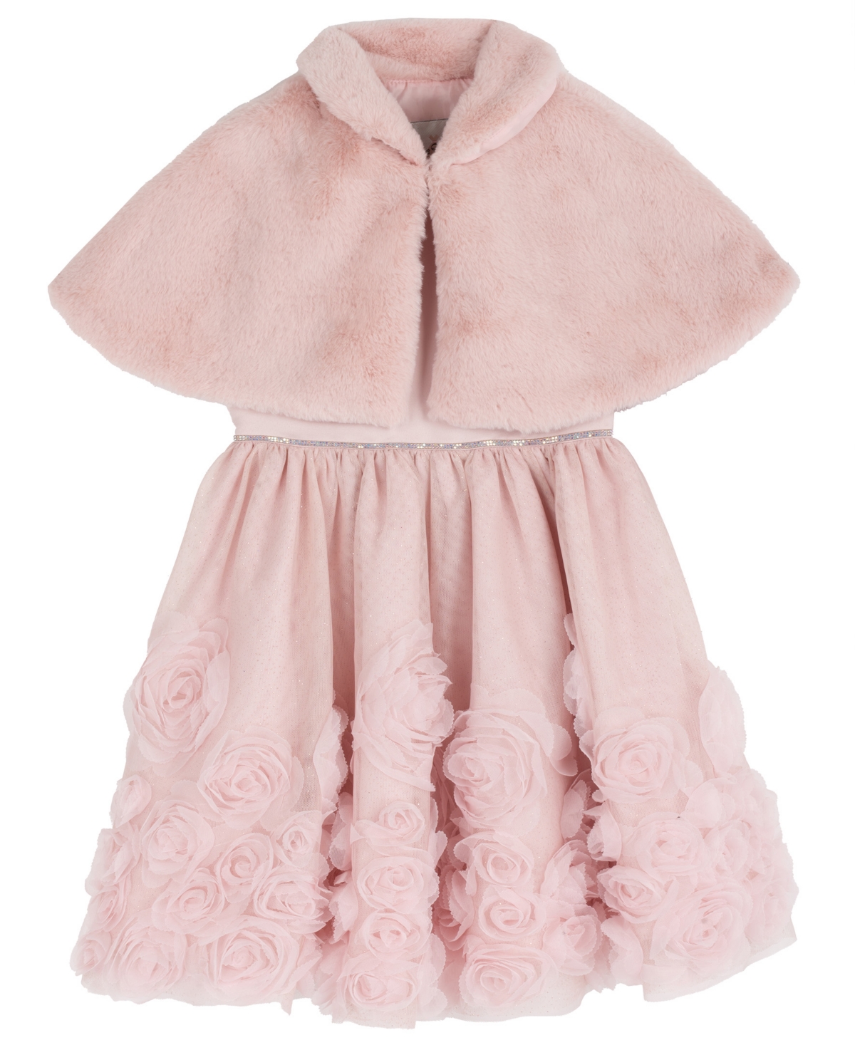 Click here for Rare Editions Girls 2T-6X Satin Sleeveless Dress w... prices