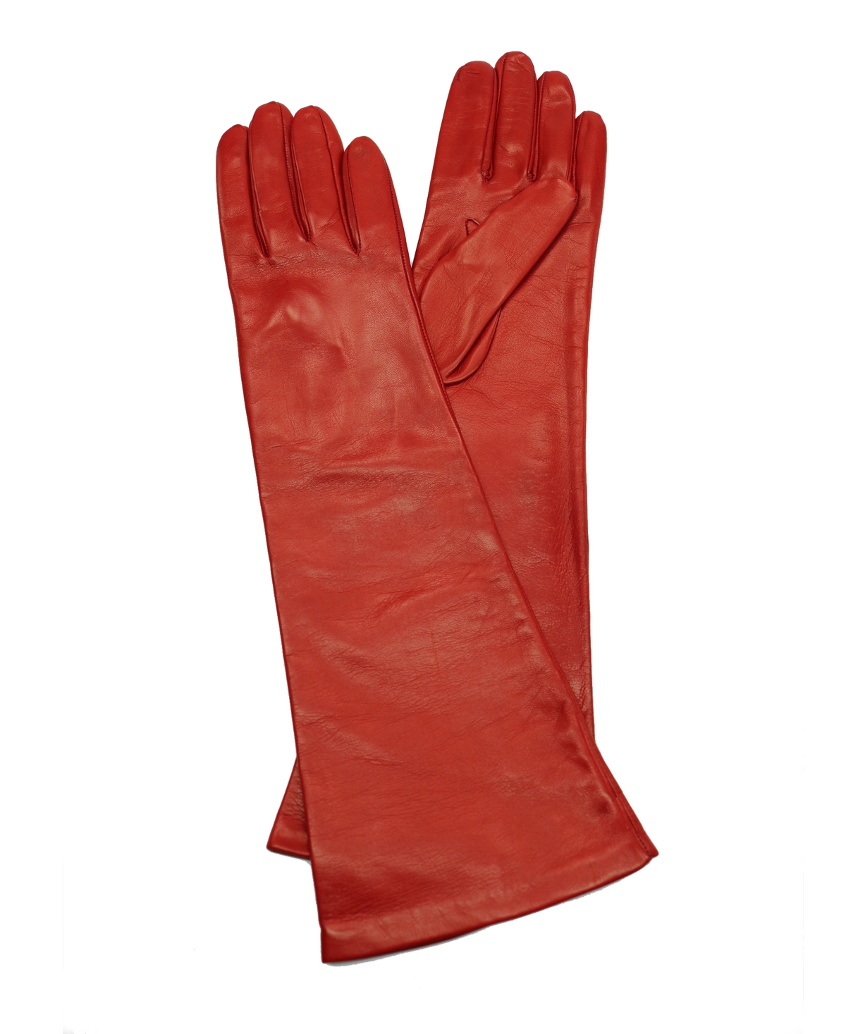 Click here for Portolano Long Leather Gloves - Garnet Red prices