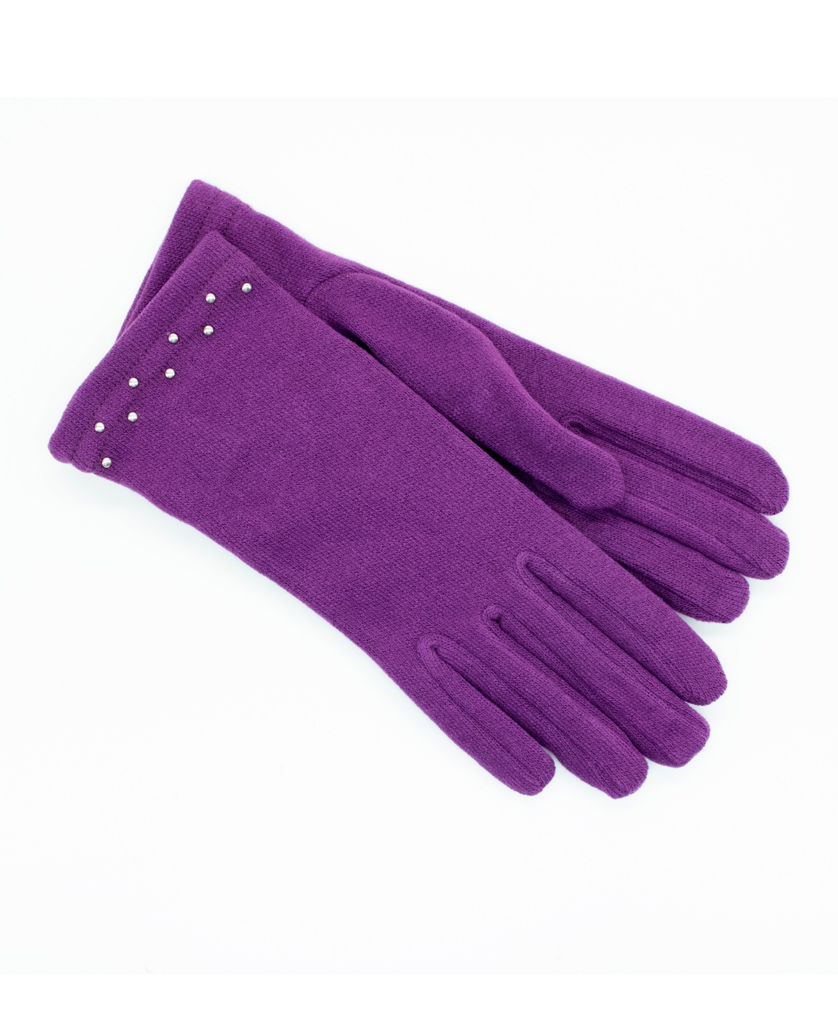 Click here for Portolano Round Stud Gloves - Amethyst prices