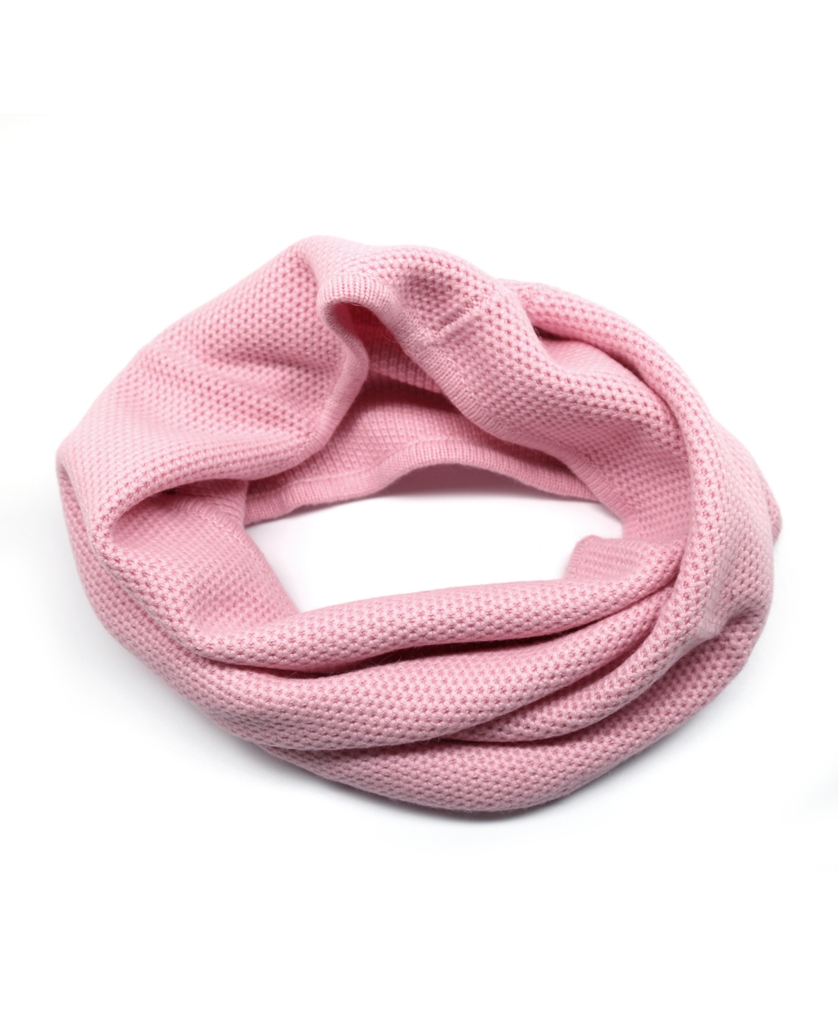 Click here for Portolano Honeycomb Neckwarmer Scarf - Baby Pink prices