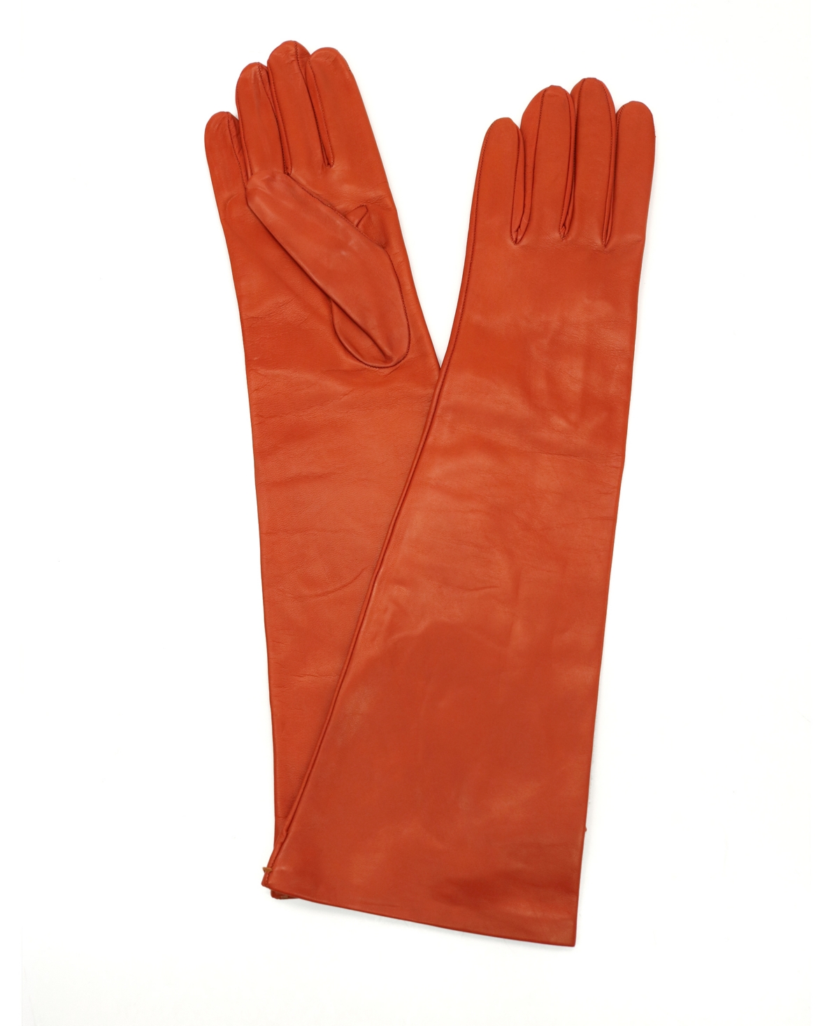 Click here for Portolano Long Leather Gloves - Orange prices