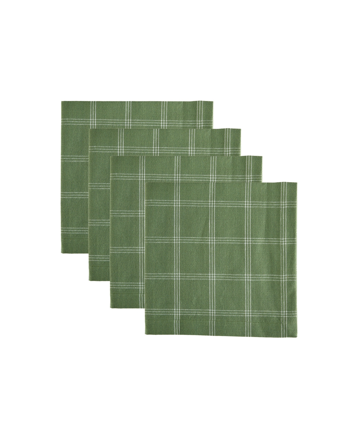 Click here for Tableau Hazel Forest grid Napkins  Set of 4 - Gree... prices