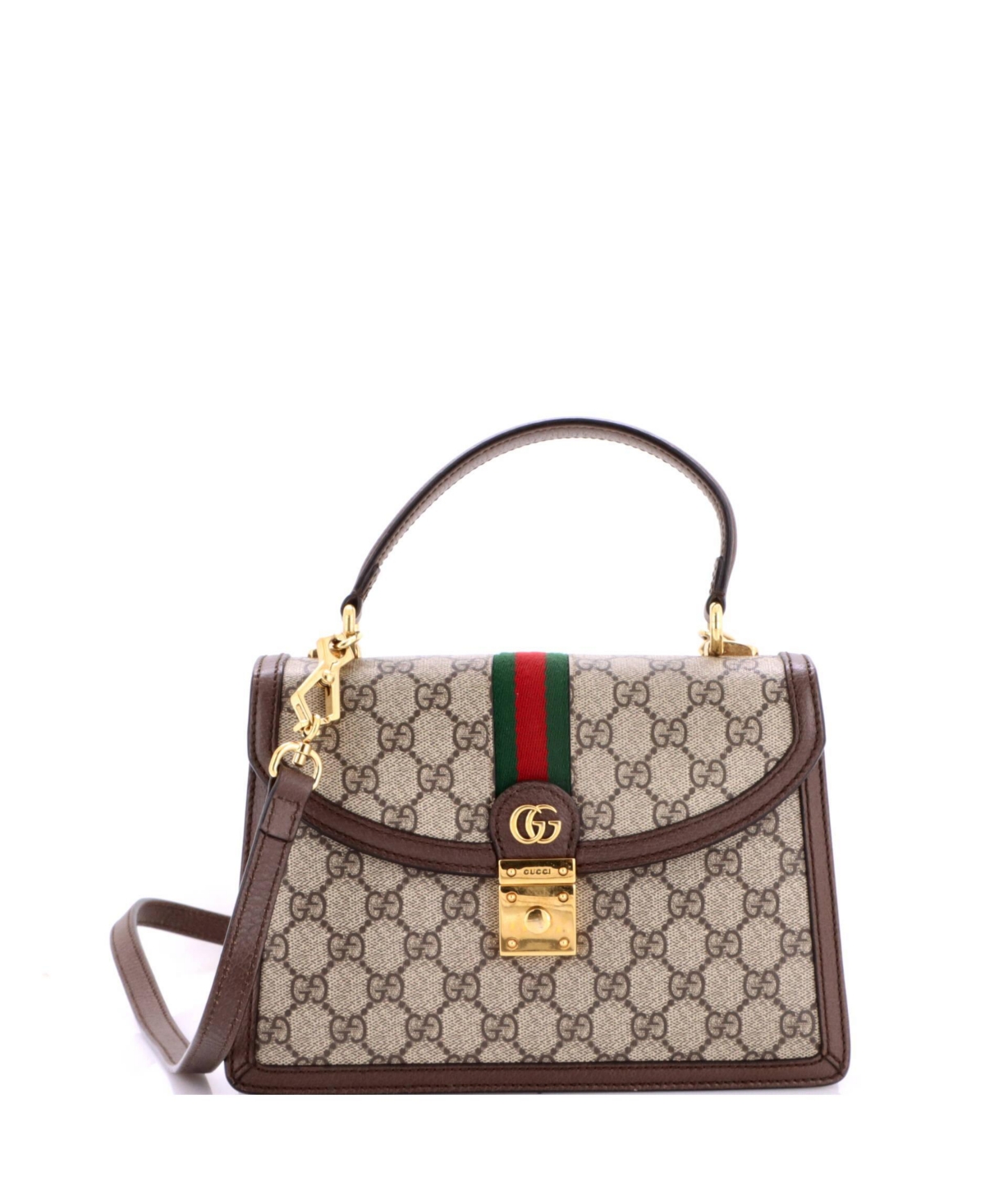 Click here for Pre-Owned Gucci Small Ophidia Flap Top Handle Bag... prices