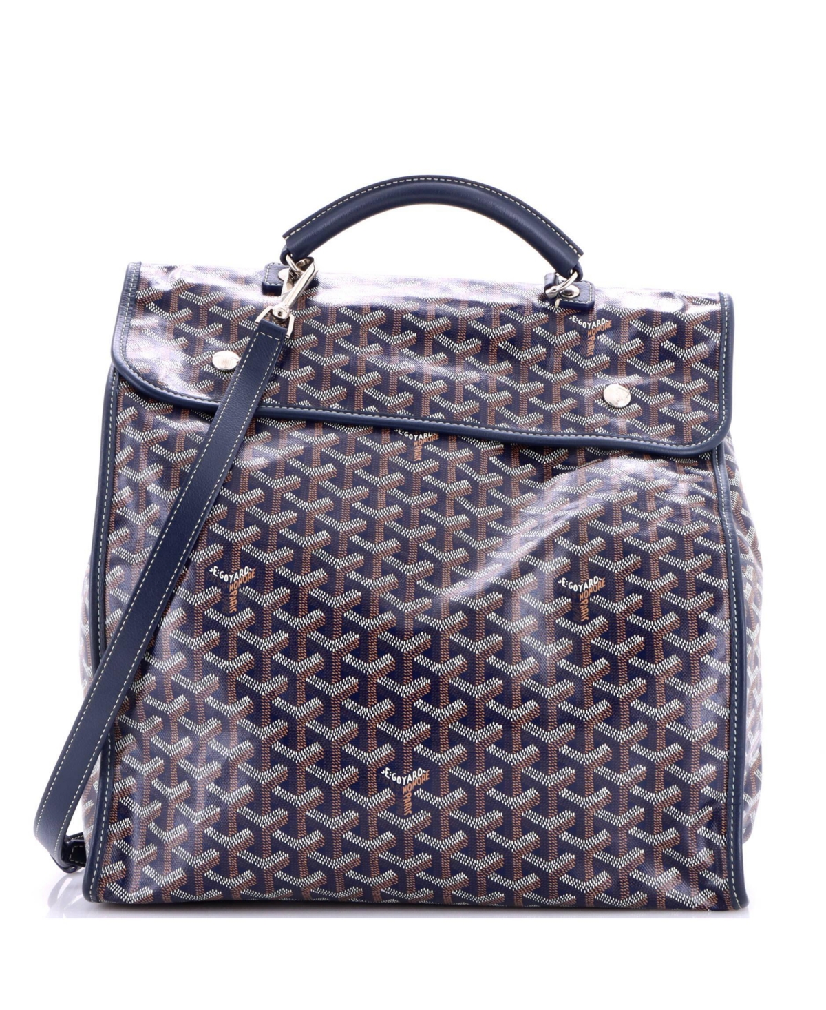Click here for Pre-Owned Goyard Saint Leger Briefcase Backpack Co... prices